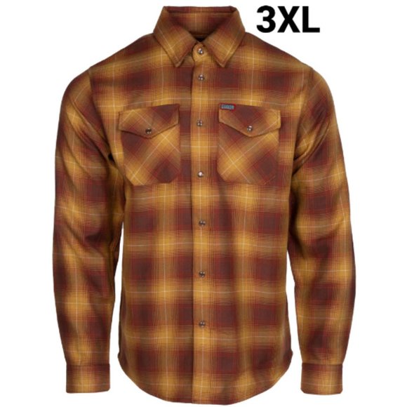 DIXXON | Shirts | Dixxon Flannel Mens The Goldfield Flannel Shirt 3xl ...